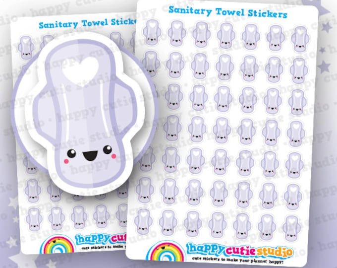 49 Cute Sanitary Towel Planner Stickers - Etsy