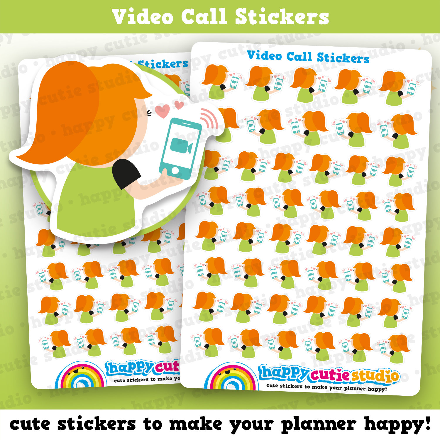 Paper & Party Supplies Stickers Video Call Stickers etna.com.pe