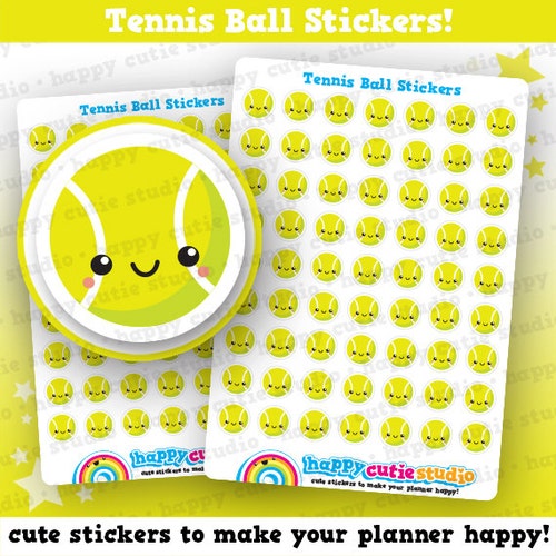 39 Cute Tennis Racket/sport Planner Stickers | Etsy
