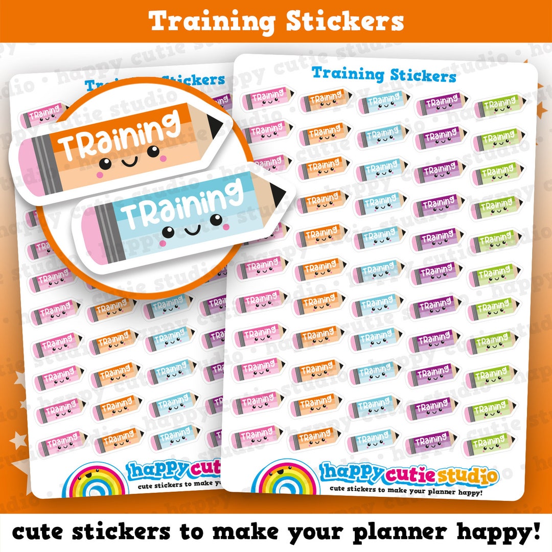 55 Cute Training Planner Stickers - Etsy