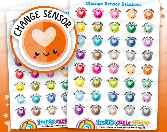 40 Cute Change Sensor/type 1 Diabetes Planner Stickers - Etsy