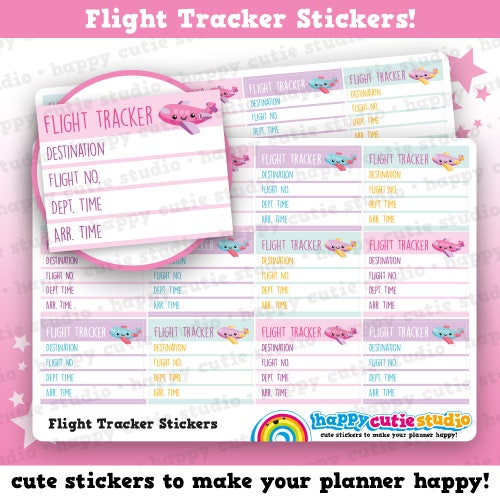 32 Cute Holiday/vacation/yearly Countdown Planner Stickers - Etsy
