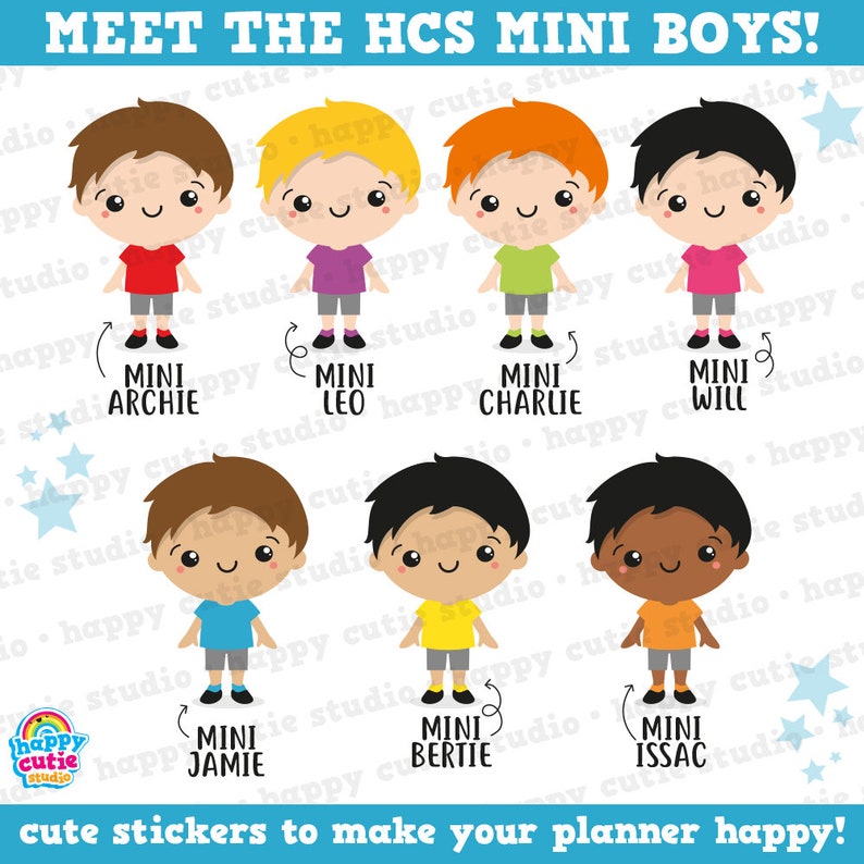 36 Cute HCS Boys Rock Climbing/Abseiling Planner Stickers | Etsy