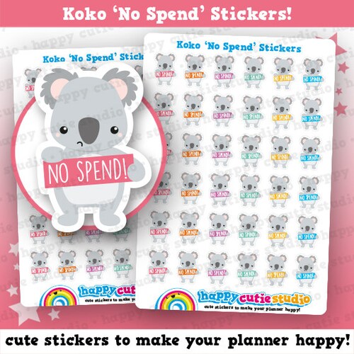 36 Cute Koko the Koala Sewing Planner Stickers - Etsy