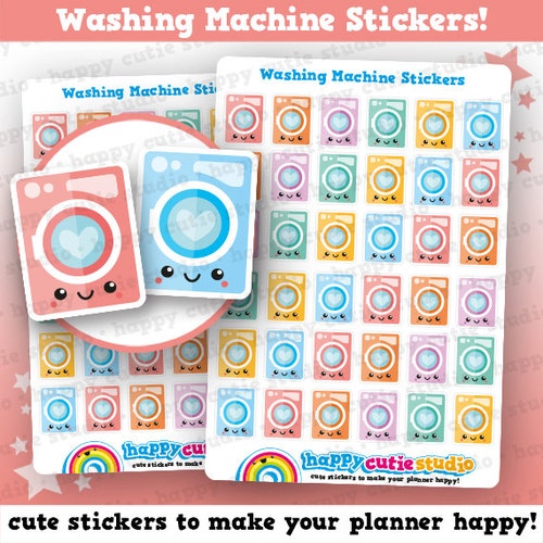 14 Cute Cleaning/chores/housework Checklist Planner Stickers | Etsy