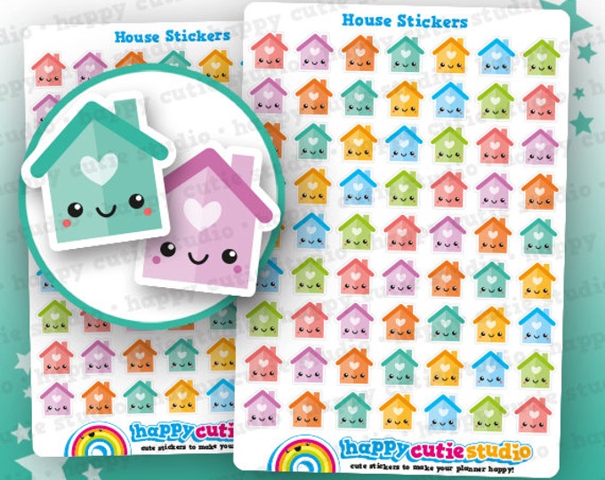 63 Cute House Planner Stickers - Etsy
