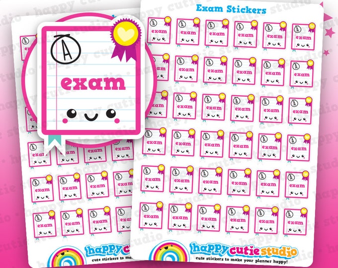 36 Cute Exam/college/school/uni Planner Stickers - Etsy