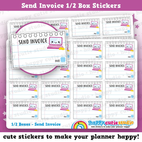 Invoice Stickers - Etsy