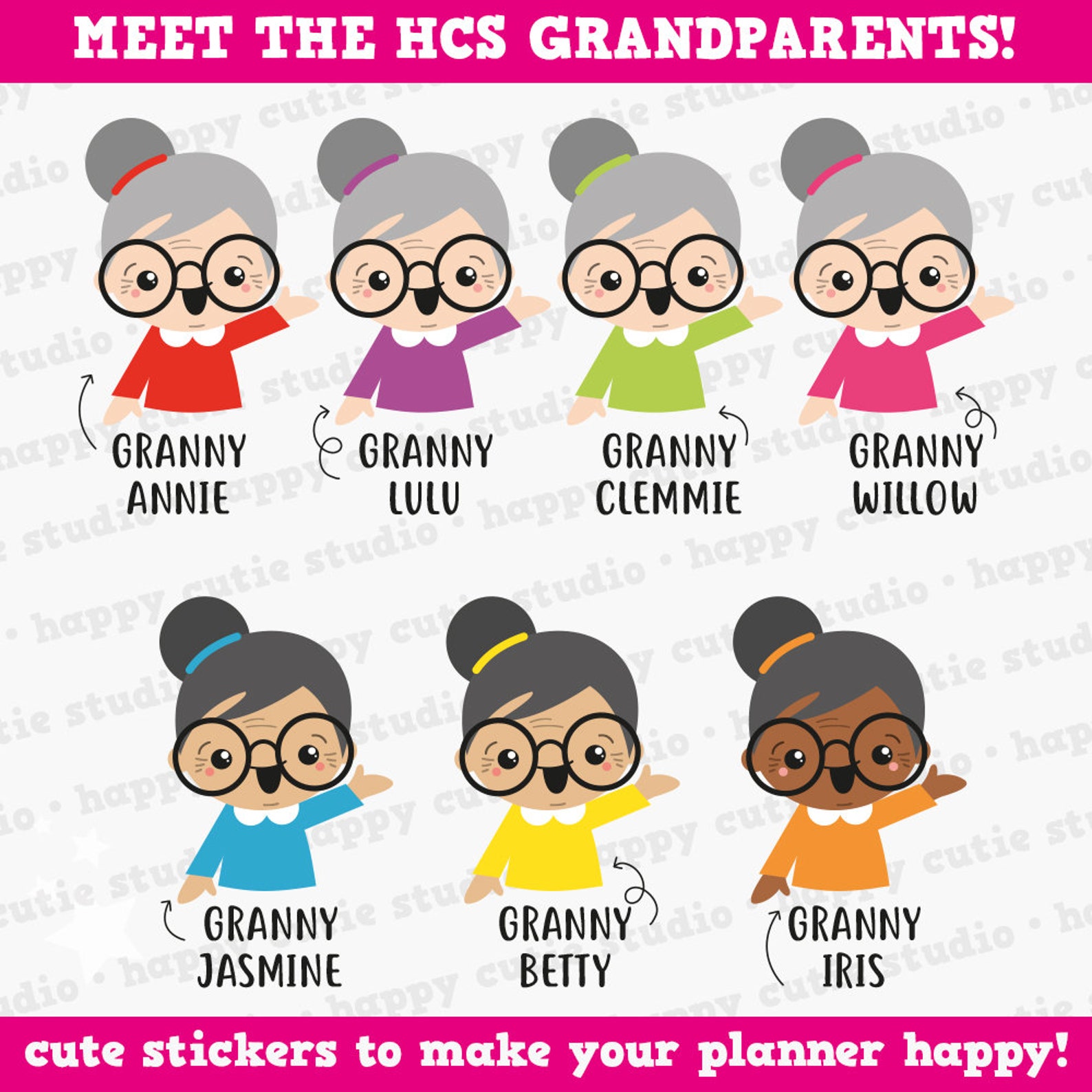 41 Cute Grannie/grandma/grandmother/grandparents Planner | Etsy