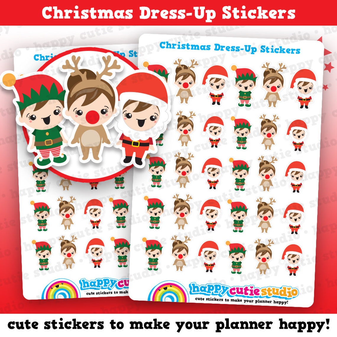 36 Cute Christmas Dress-up/costume/outfit Girl Planner - Etsy
