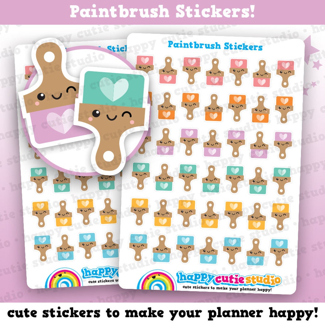 41 Cute Paintbrush/decorate/decorator/diy/home Improvement Planner ...