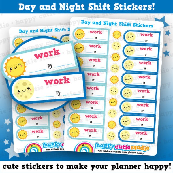 Night Shift Planner - Etsy