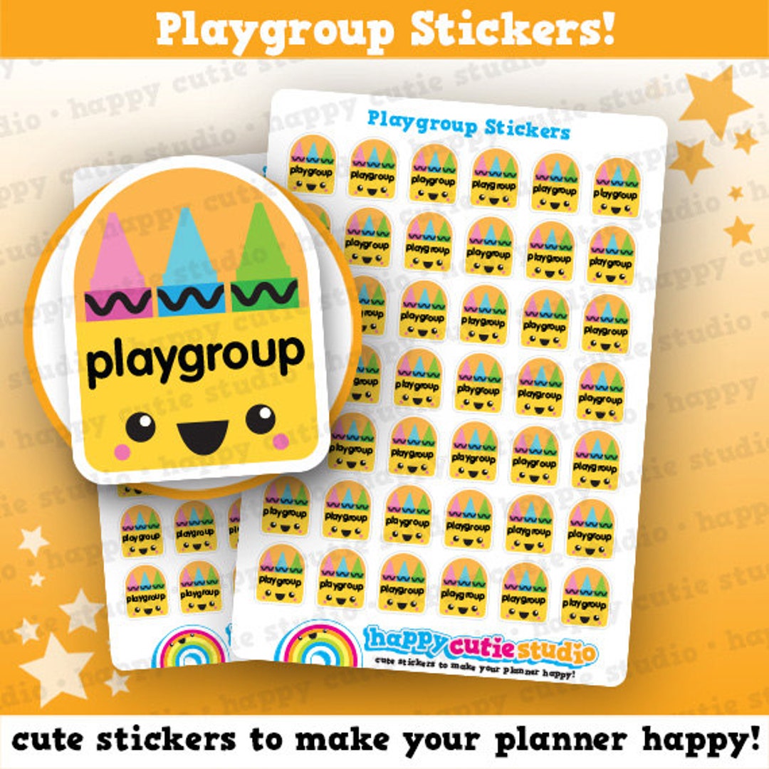 42 Cute Playgroup / Play Group Planner Stickers - Etsy
