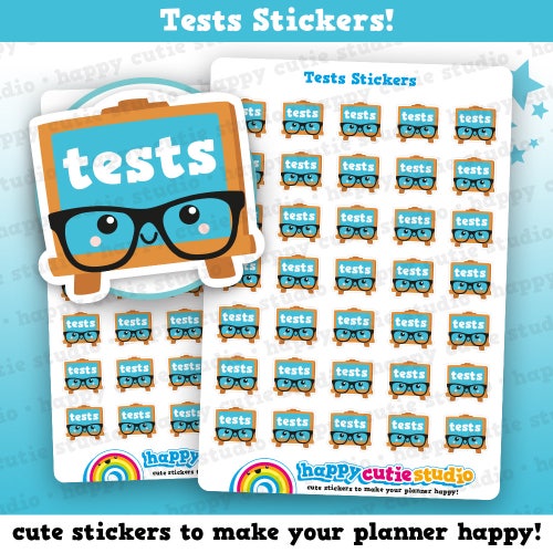 55 Cute UK School Dates/study/college/ Planner Stickers - Etsy