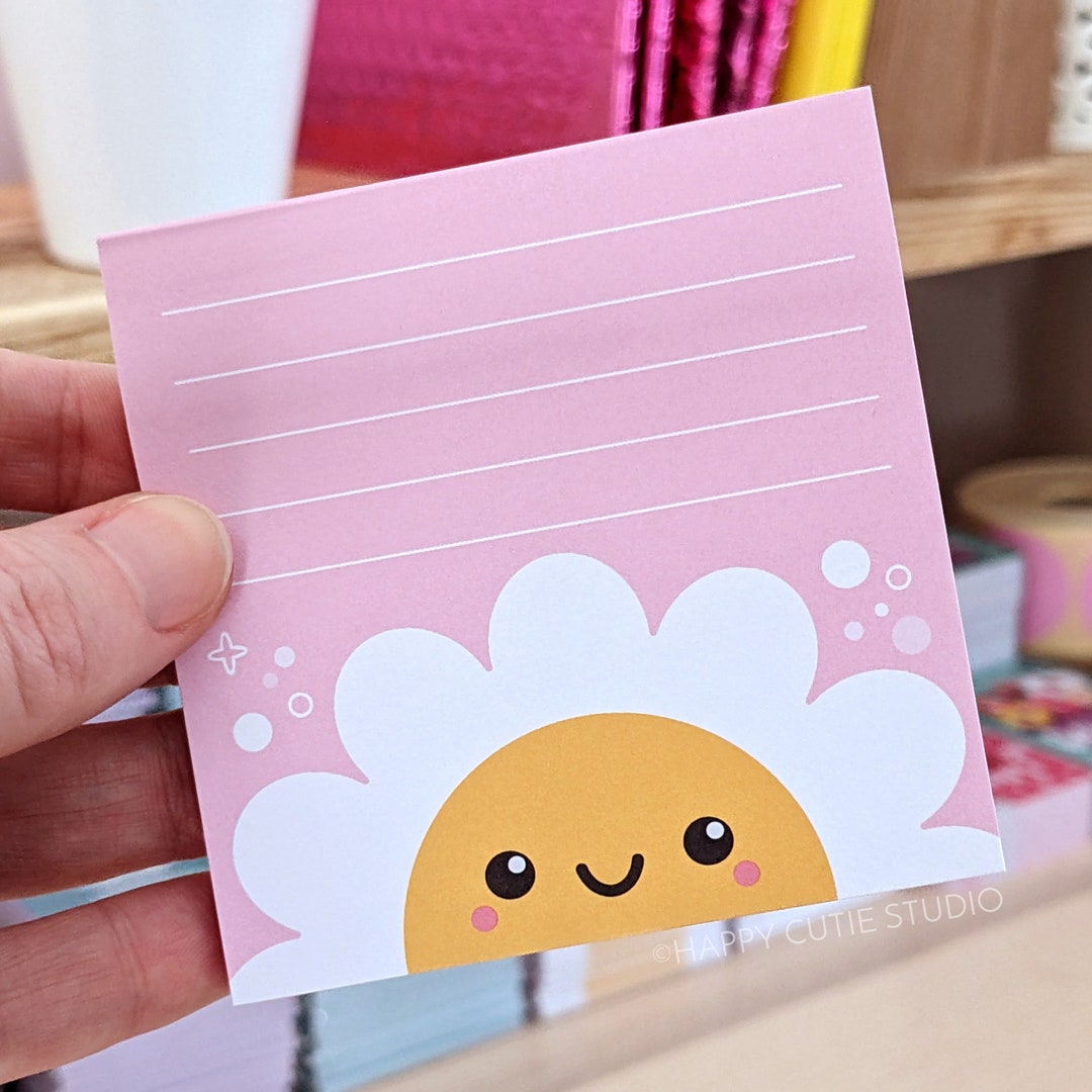 Flower Sticky Notes/kawaii/cute - Etsy