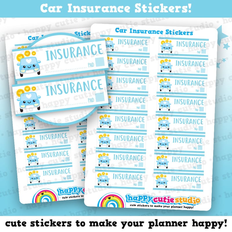 Insurance Stickers - Etsy