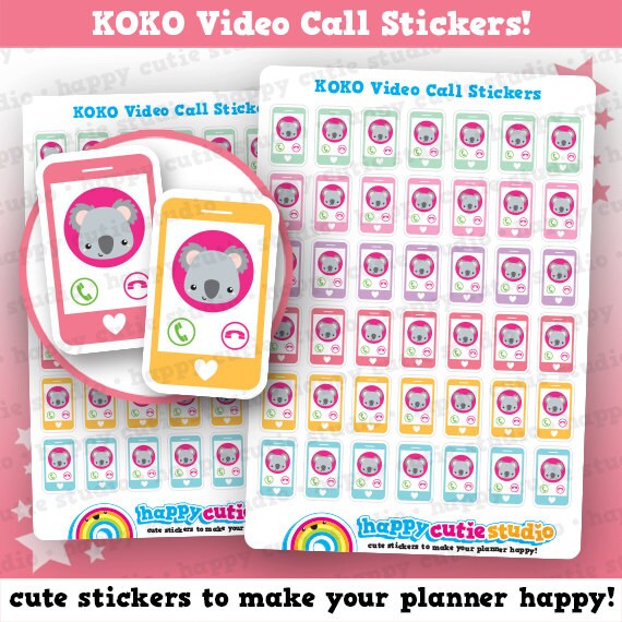 Paper & Party Supplies Stickers Video Call Stickers etna.com.pe