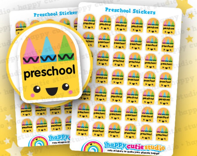 42 Cute Preschool Planner Stickers - Etsy