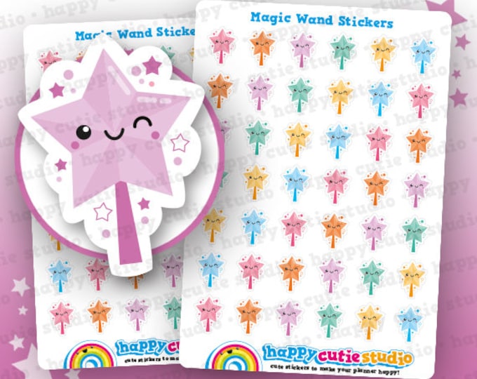 Pretty Magic Ward Sticker Super Thick Colorful Epoxy Sticker Anime ...