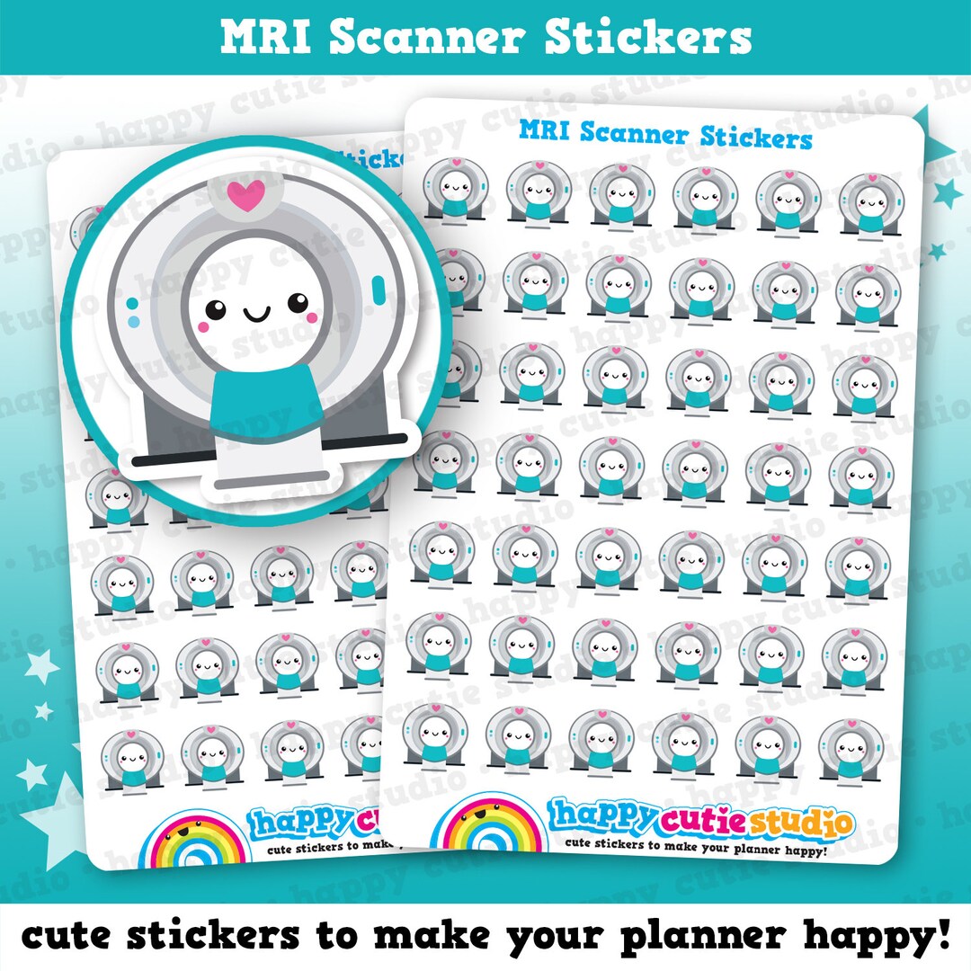 42 Cute Mri/ct/scanner /medical/health Planner Stickers - Etsy