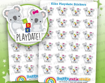45 Cute Koko the Koala 'date Night' Planner Stickers - Etsy