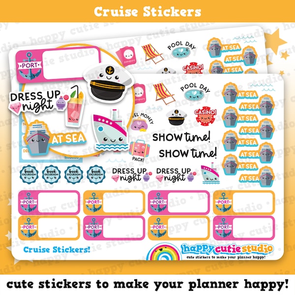 Cruise Ship Stickers - Etsy