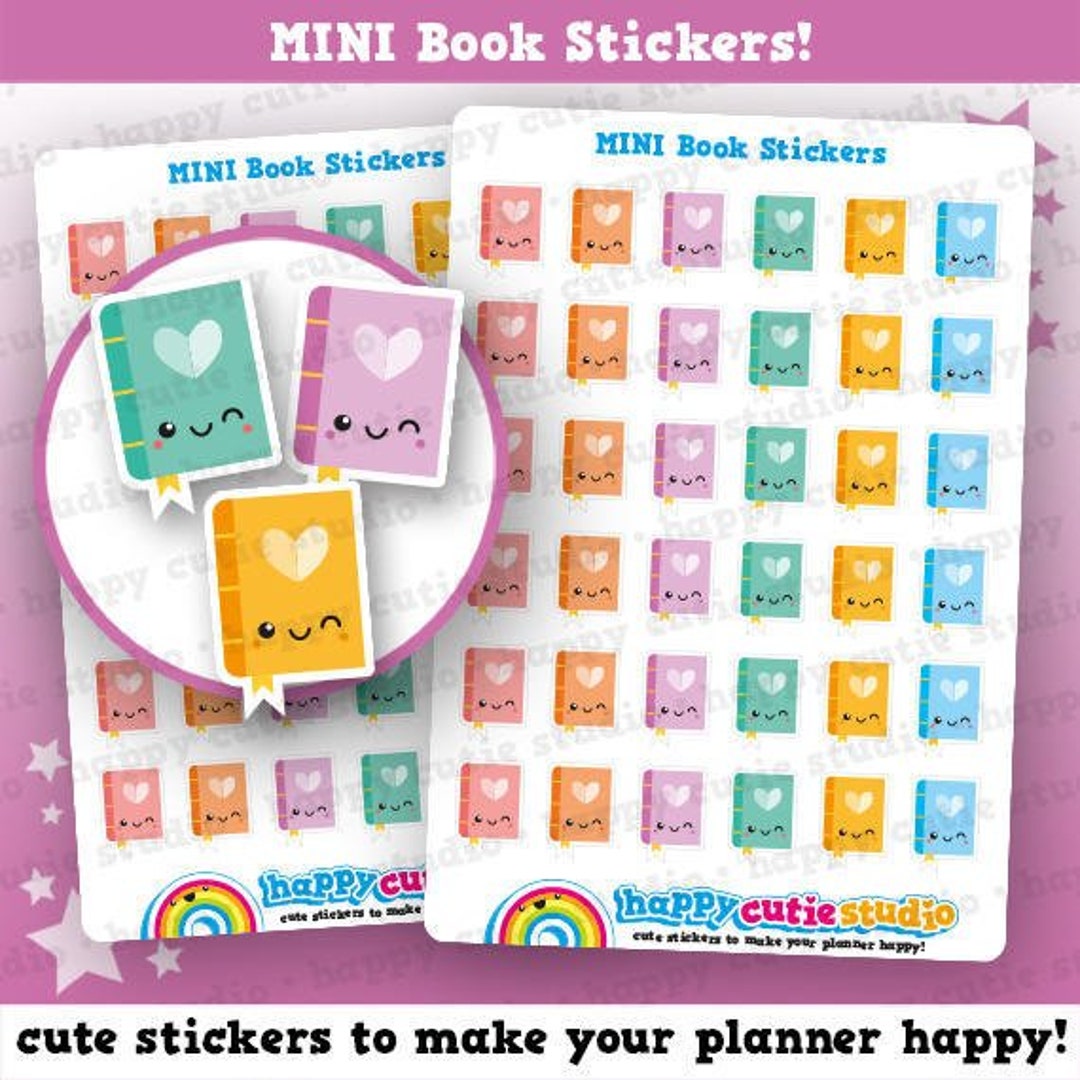 36 Cute Book/reading Planner Stickers - Etsy