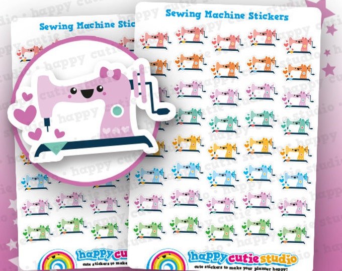 Printable Sewing Stickers for Your Planner Sewing Machine Thread and ...