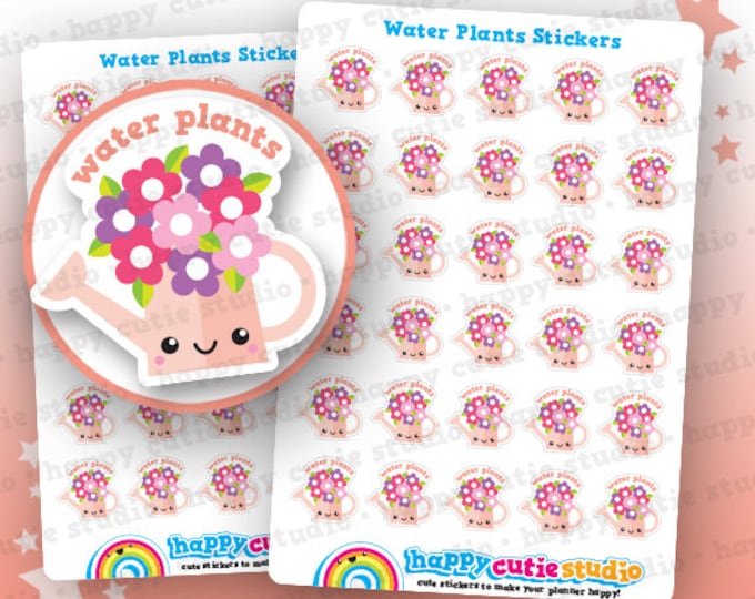 30 Cute Water Plants/flowers/garden Planner Stickers - Etsy