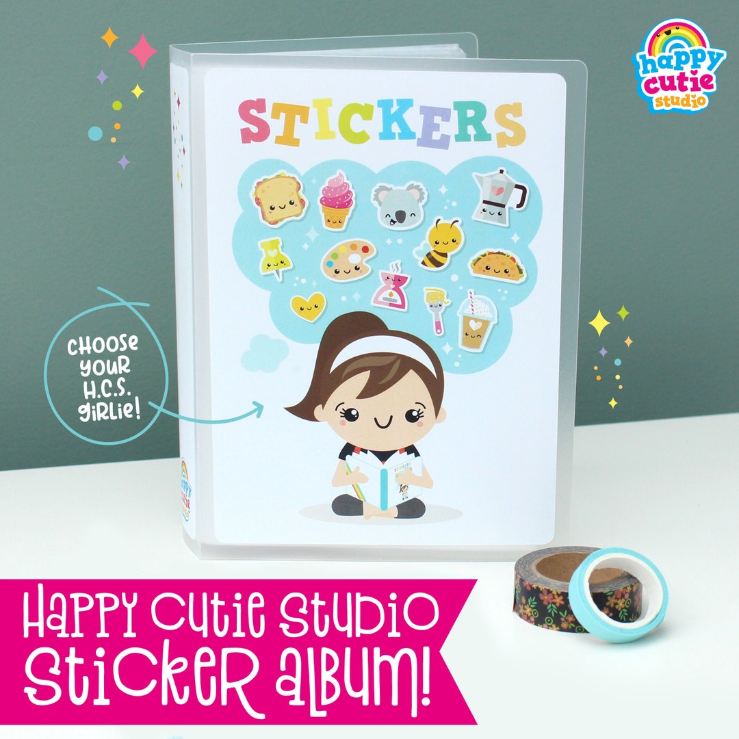 Happy Cutie Studio Sticker Album/sticker Storage/sticker Folder/kawaii ...