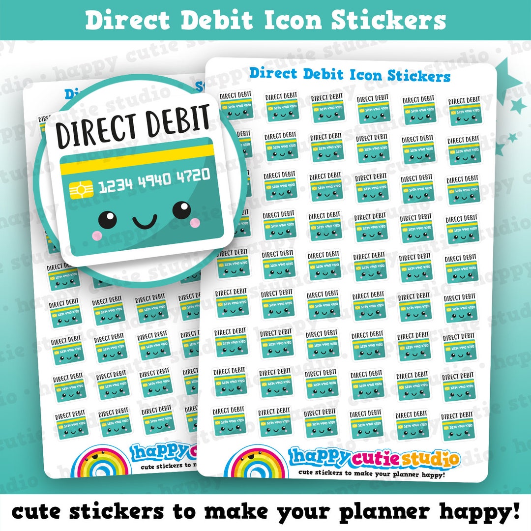 54 Cute Direct Debit Bill Icons/pay Bill/ Bills Reminder Planner ...