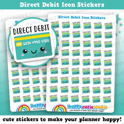 54 Cute Direct Debit Bill Icons/pay Bill/ Bills Reminder - Etsy