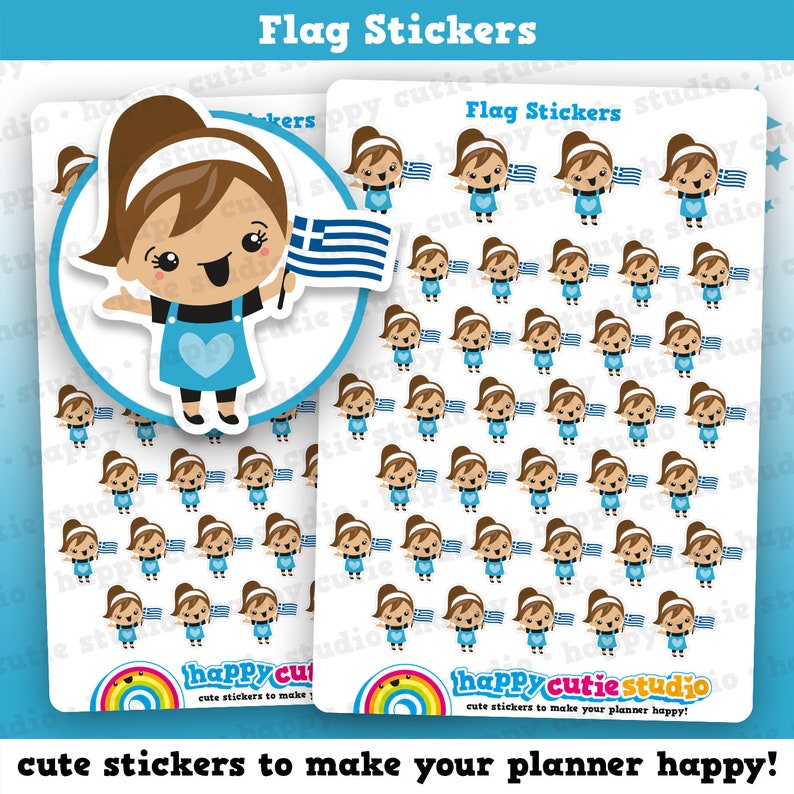 37 Cute Flag/holiday Planner Stickers | Etsy