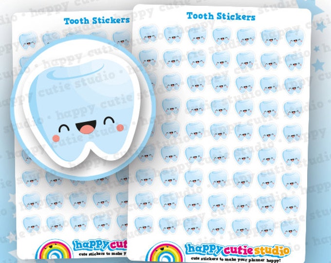 63 Cute Tooth/dentist Planner Stickers - Etsy