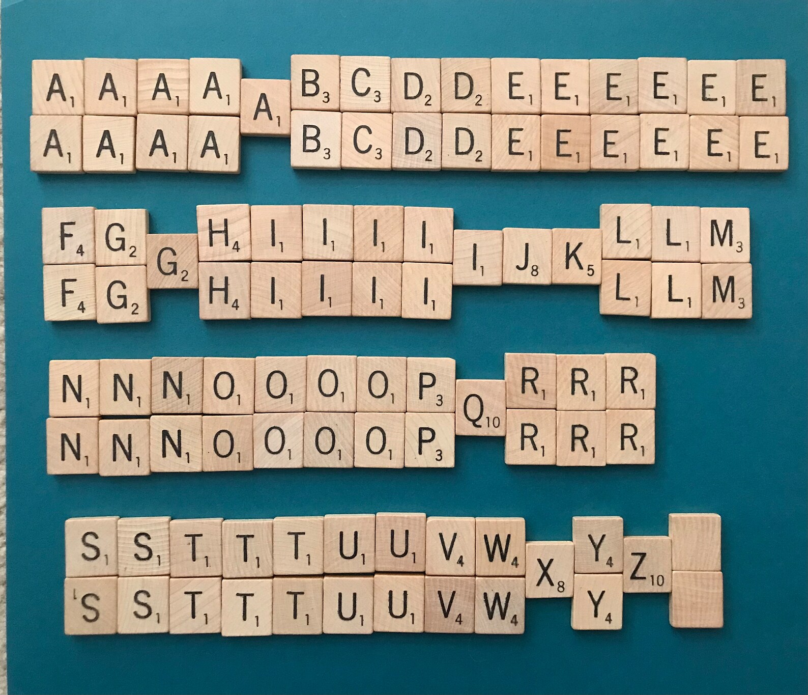 Vintage Scrabble Wood Tiles and Racks Complete Set of Game Pieces - Etsy