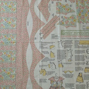 Daisy Kingdom Fabric Panel Dogwood Daisy Dolly Dress Fits 17-19 Inch ...