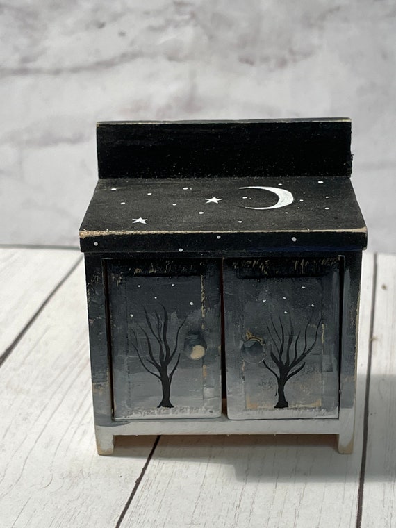 Miniature Celestial Chest Cabinet Spooky Miniature Halloween - Etsy