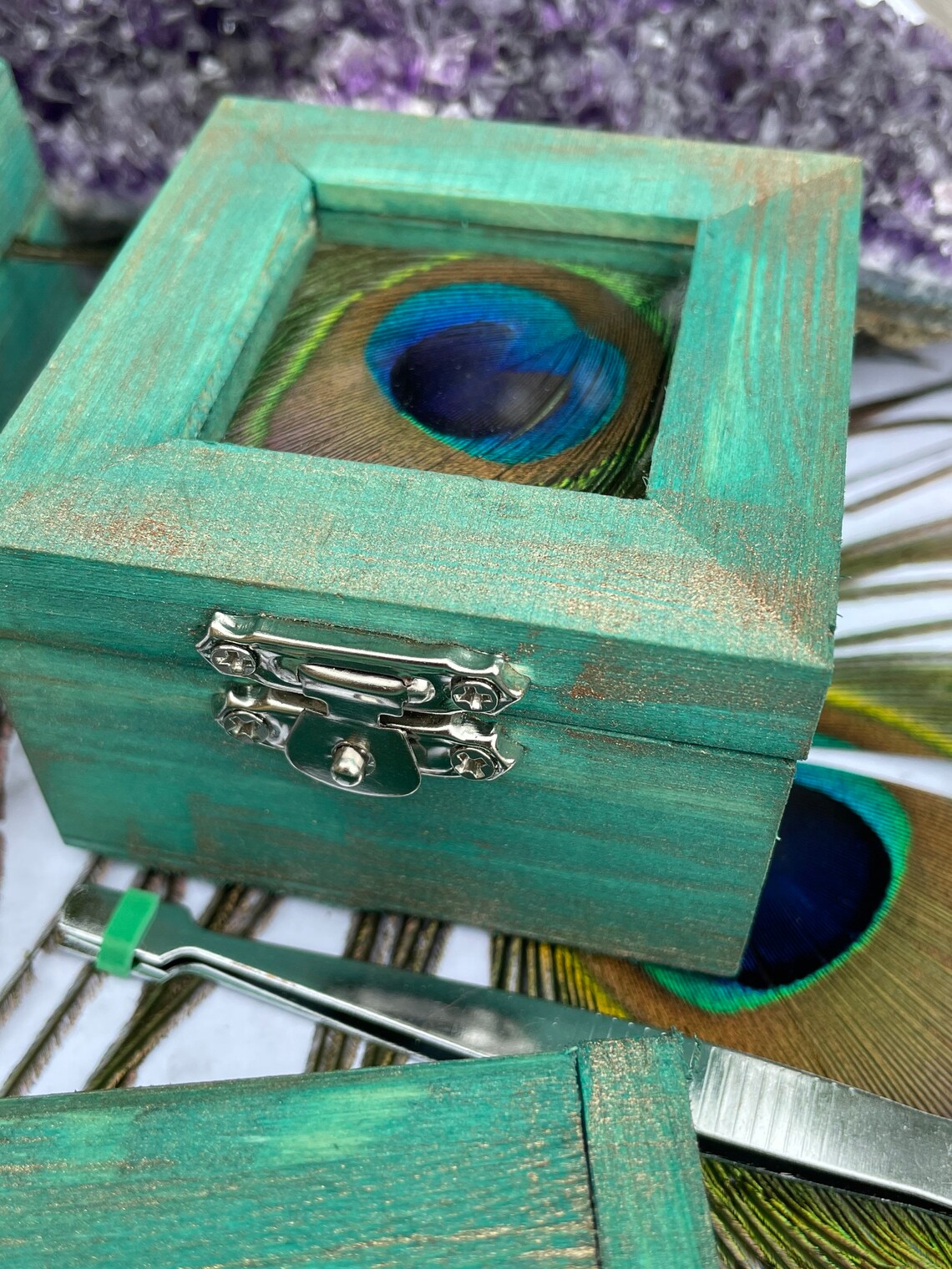 Fairy box fae gift fairy jewelry box fairy miniatures moss | Etsy