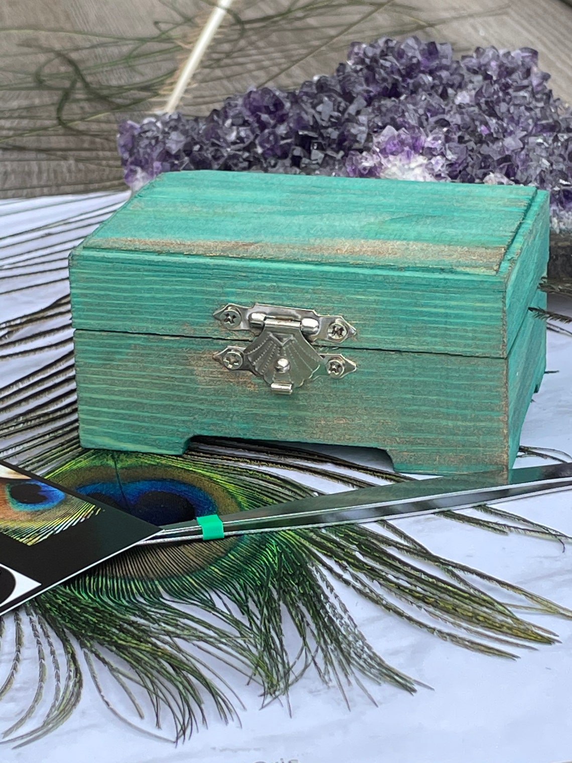 Fairy Box, Fae Gift, Fairy Jewelry Box, Fairy Miniatures, Moss ...