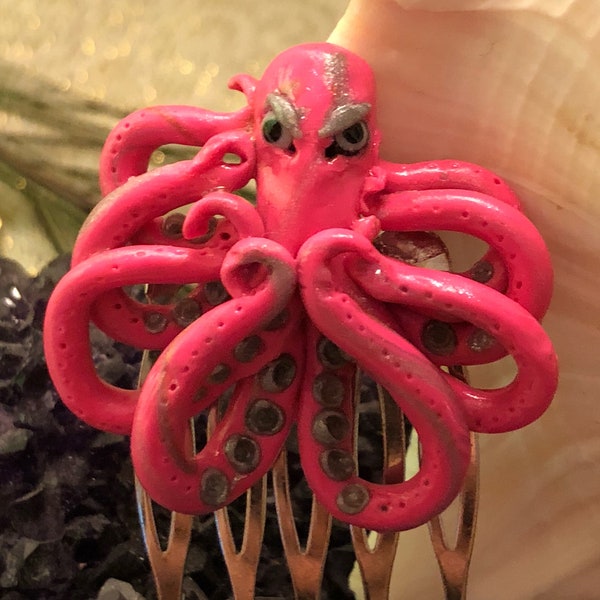 Octopus Hair Piece - Etsy