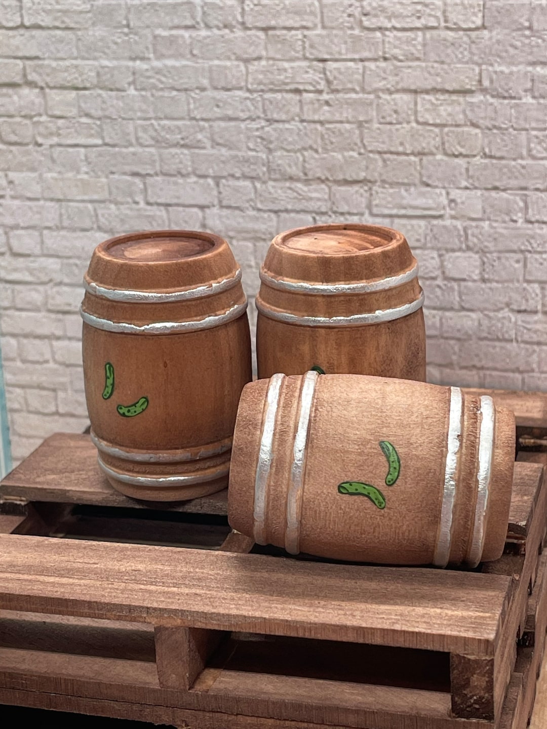 Miniature Pickle Barrel - Etsy