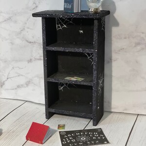 Miniature Spooky Shelf Cobwebs and Spider Shelve Witches Shelf Haunted ...