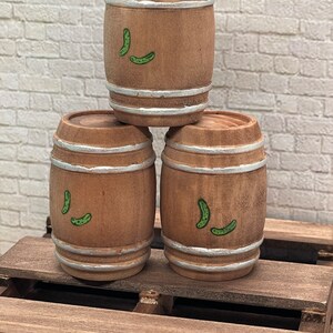 Miniature Pickle Barrel - Etsy