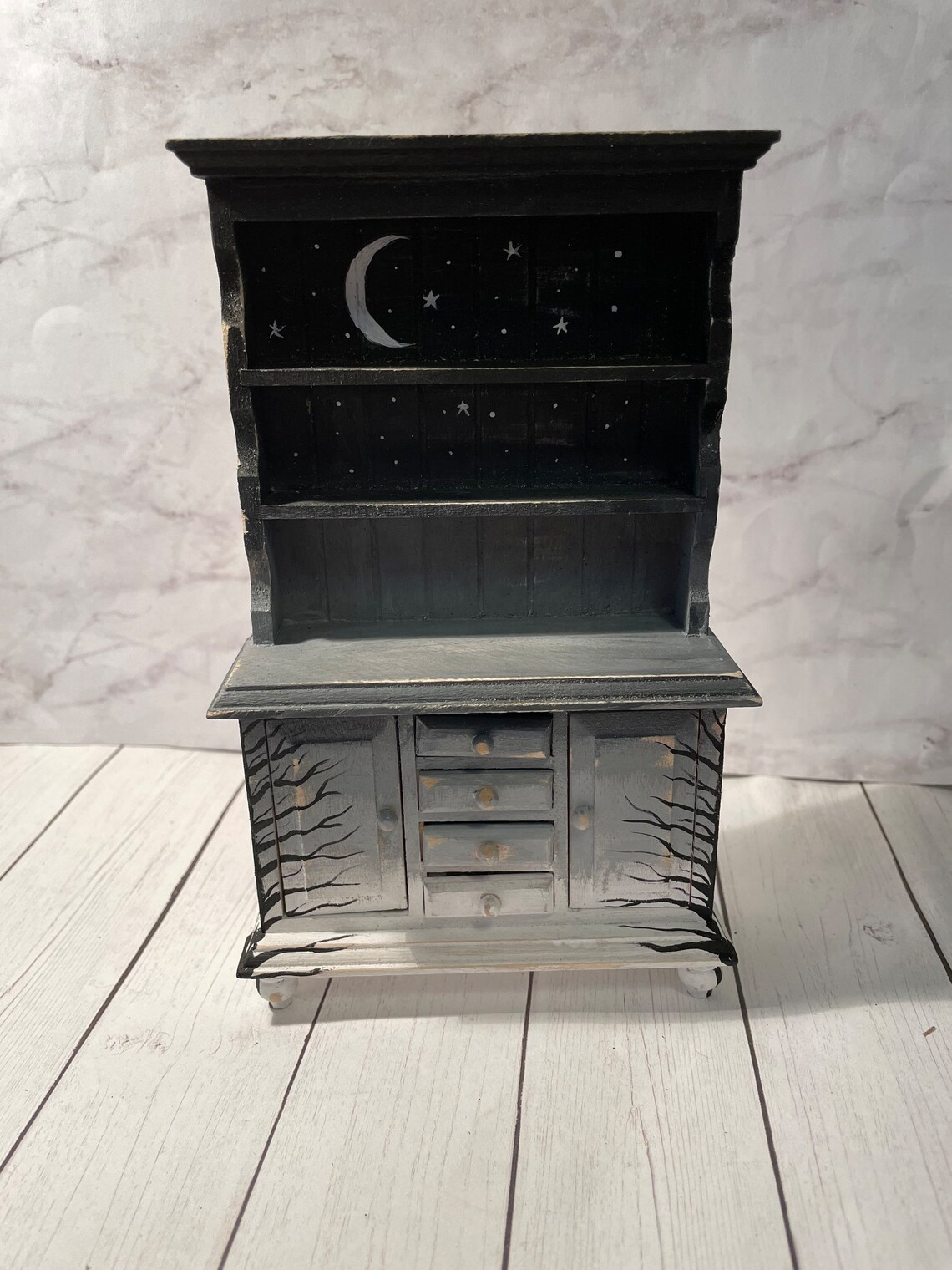 Rustic Night Sky Cabinet 1:12 Scale Miniature Cabinet - Etsy