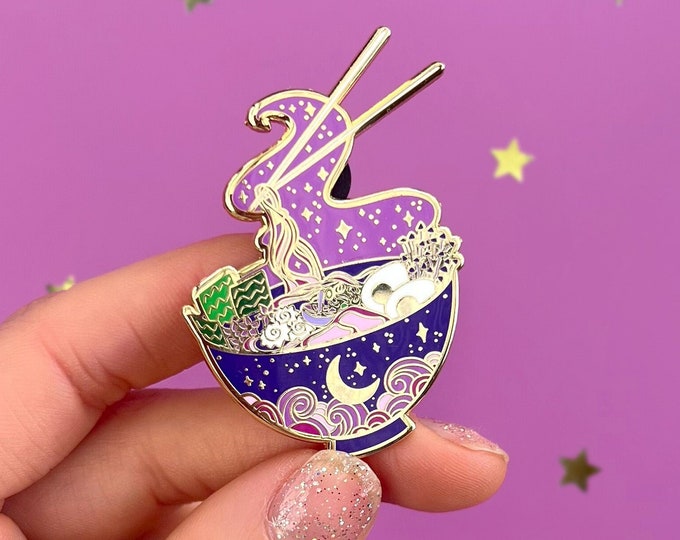 Enchanting Ramen Enamel Pin - Etsy