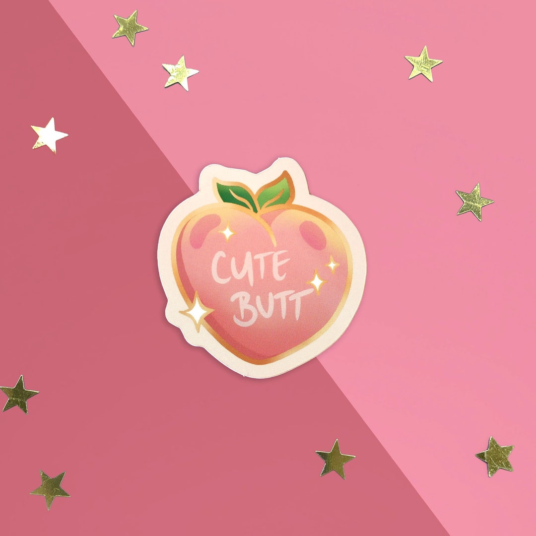 Cute Butt Sticker - Etsy