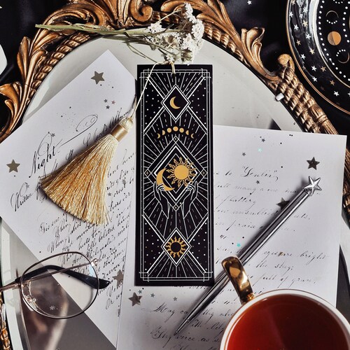 Sun & Moon Bookmark - Etsy