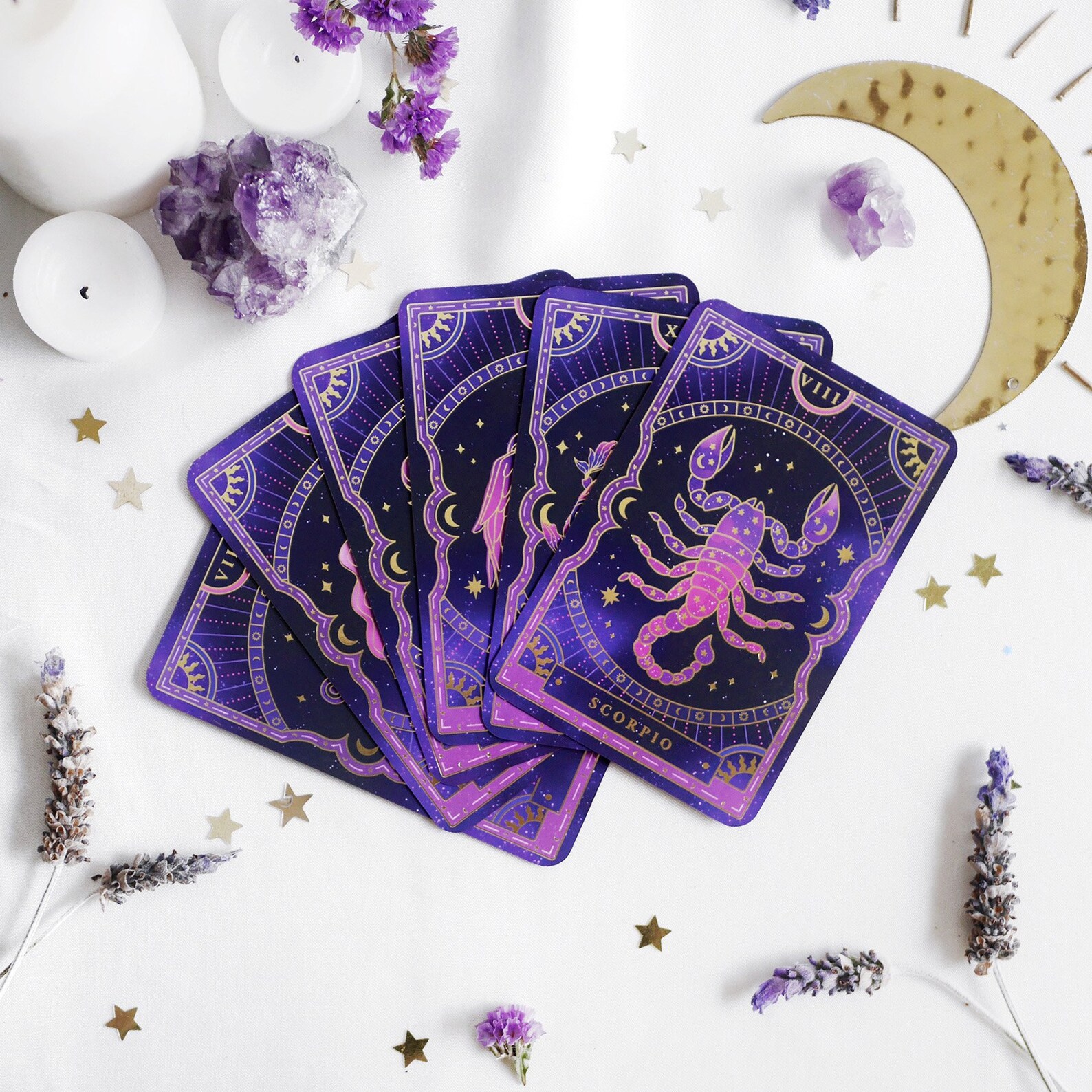 Live by the Moon Zodiac Deck - Etsy