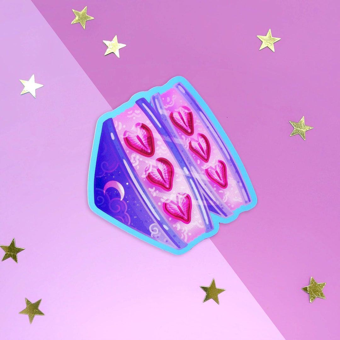 Strawberry Sando Sticker - Etsy