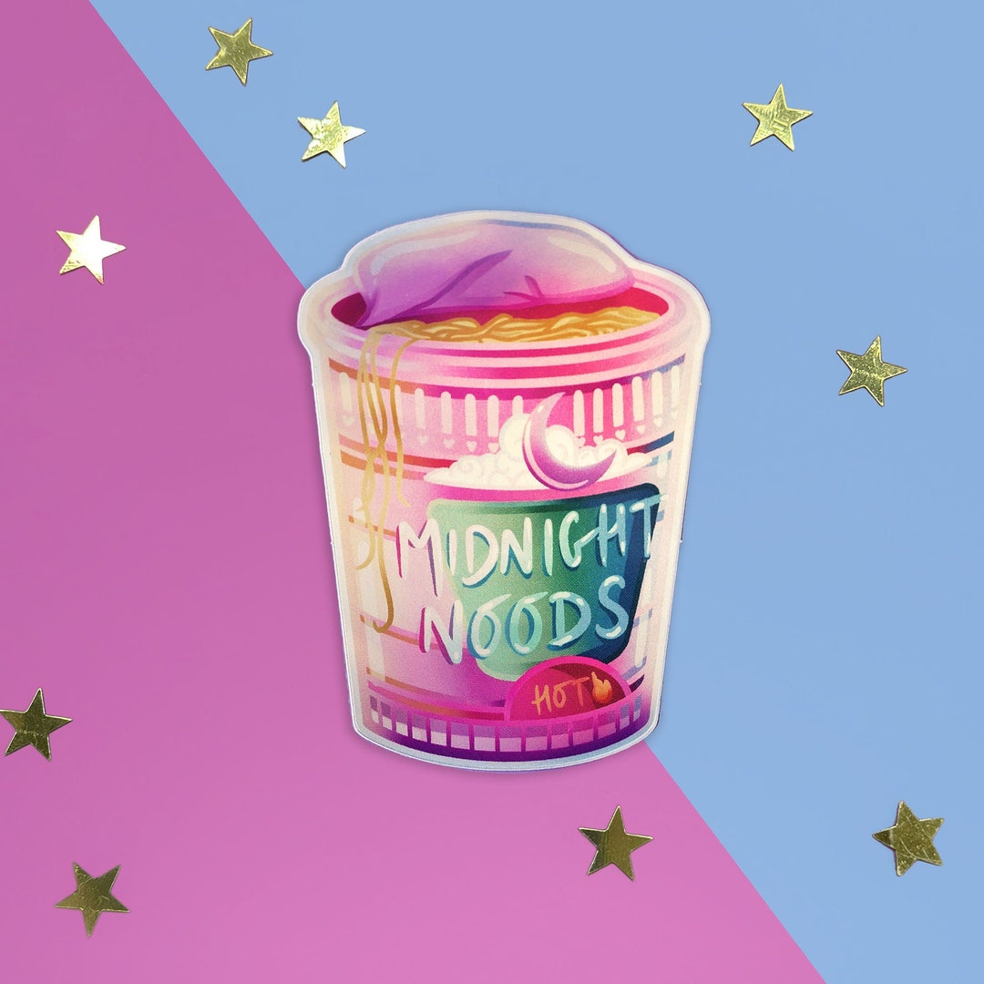 Midnight Noodles Sticker - Etsy